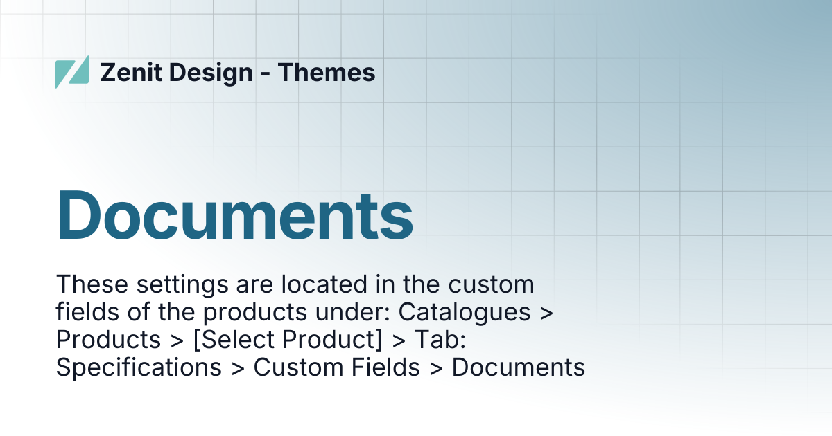 Datasheets | Zenit Design - Themes