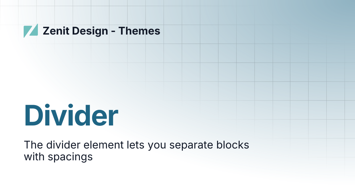 Divider | EN | Zenit Design - Themes