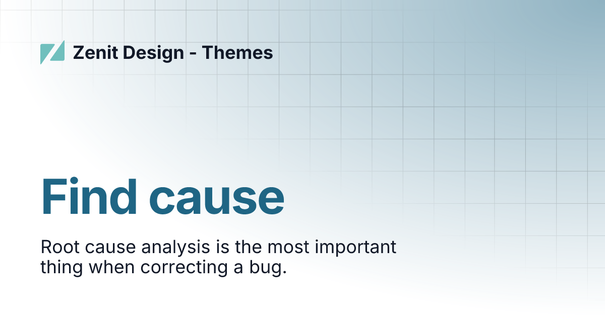 Find cause | EN | Zenit Design - Themes
