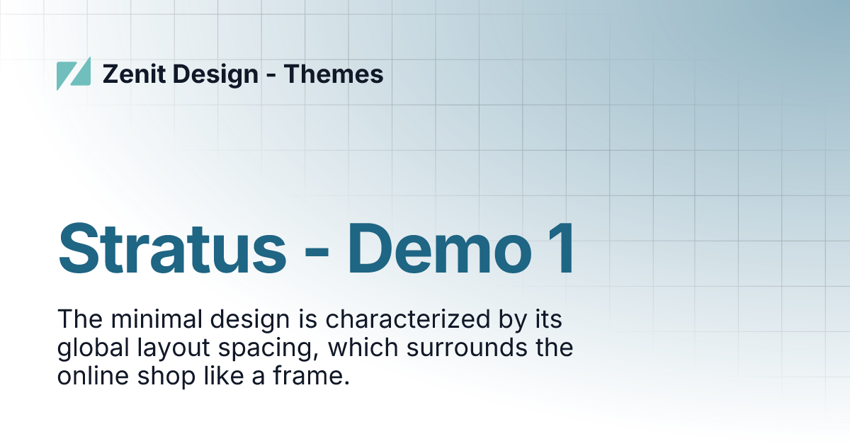 Stratus - Demo 1 | EN | Zenit Design - Themes