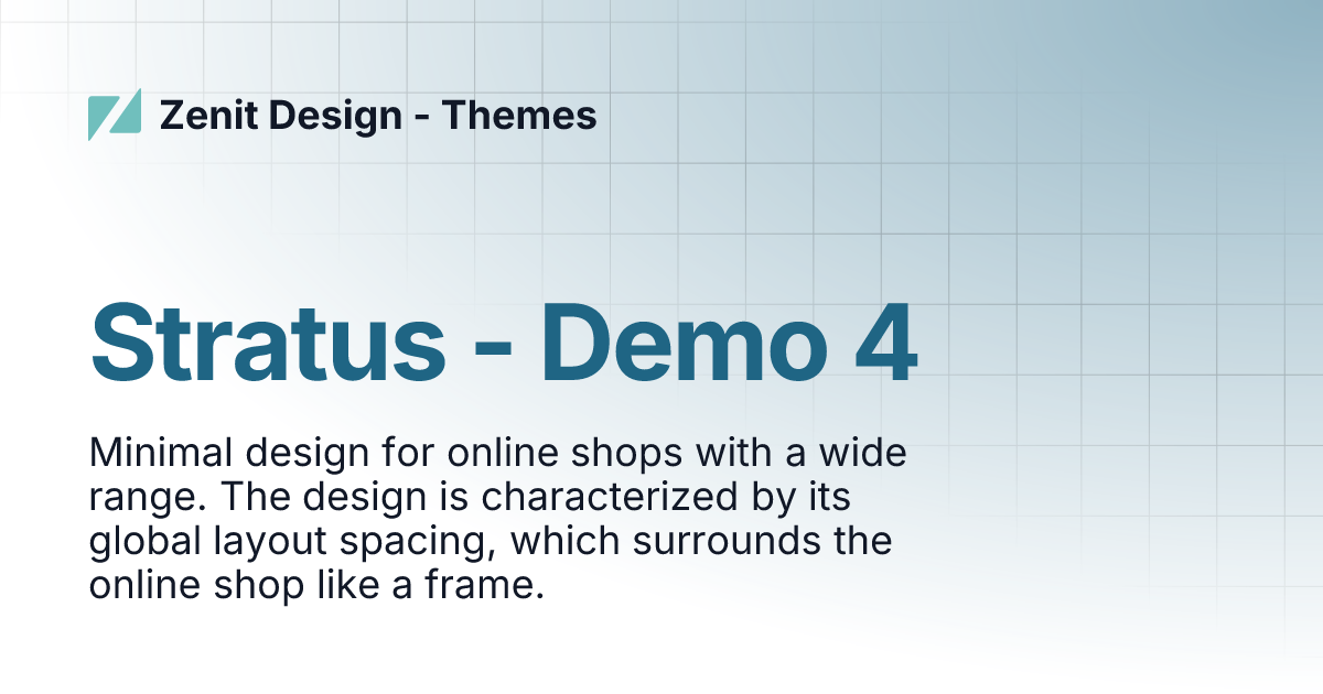 Stratus - Demo 4 | Zenit Design - Themes